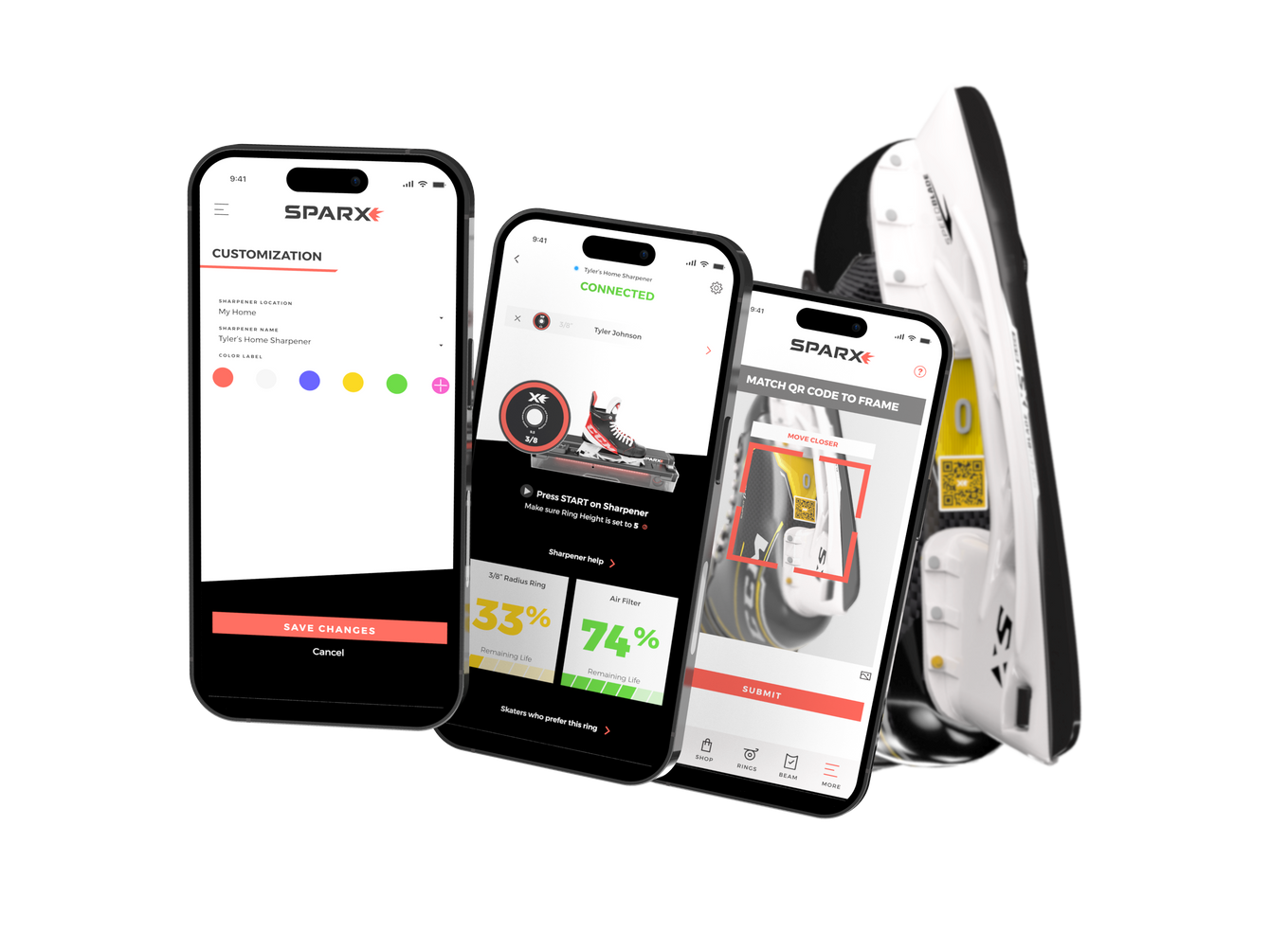 Sparx Sharpener | Professional Skate Sharpening | Sparx Hockey Europe ...